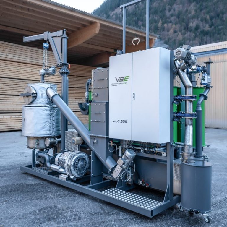 Das Holzvergaser BHKW mit 245-350 kW von Vee Energy
