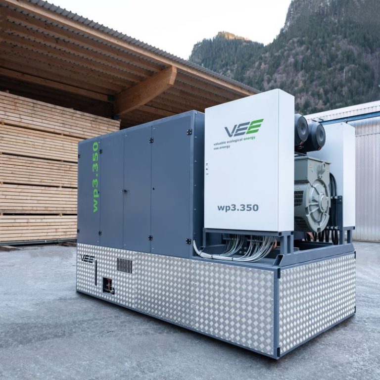 Das Holzvergaser BHKW mit 245-350 kW von Vee Energy